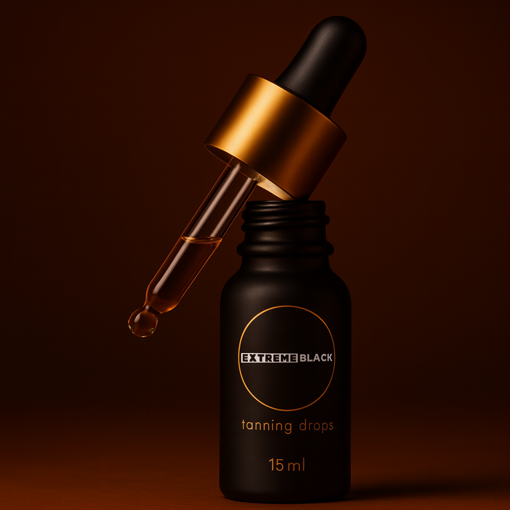 Tanning Drops – Fast Dark Tan Accelerator – Extreme Black